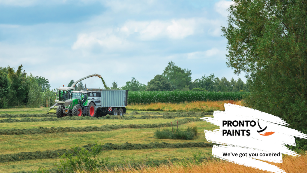 How do I prepare agricultural equipment surfaces for painting with a ...
